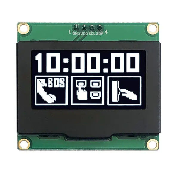 1.54 Inch OLED Display Module White Color 128x64 Pixels SSD1309 I2C Interface