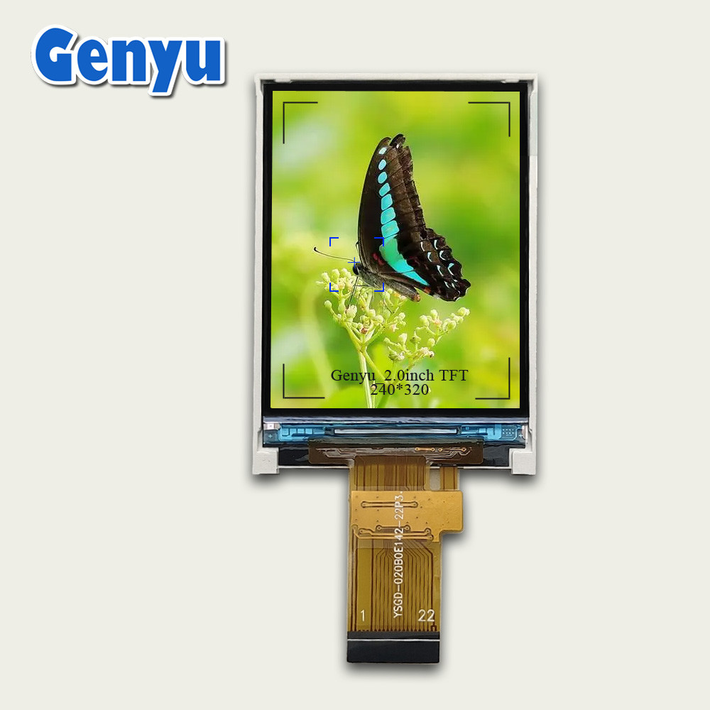 2 Inch 240x320 TFT LCD IPS Display ST7789 22pin FPC With MCU Interface