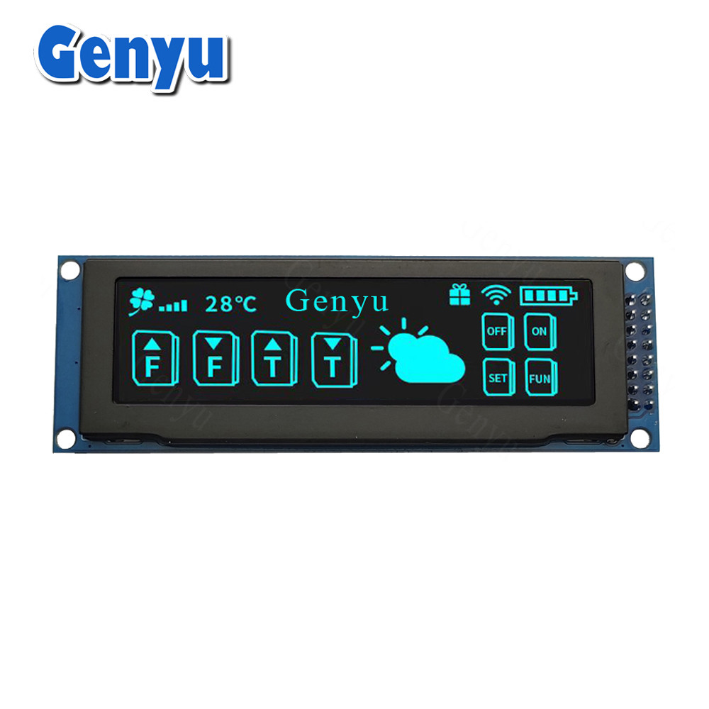 3 12 Inch Blue Color 256x64 Oled Display Ssd1322 Oled Display Spi Interface